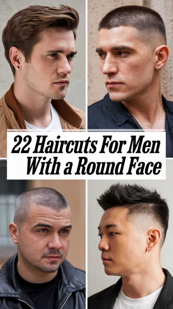 22 Haircuts for Men with a Round Face – Best Short, Medium, and Faded ...