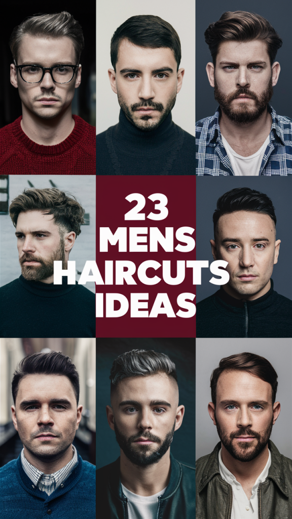 Mens Haircuts Ideas 2025: 23 Trendy Short Cuts, Medium Styles, Fades ...