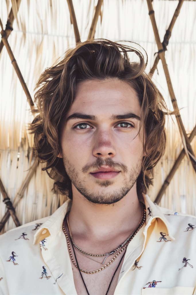 22 Best Mens Medium Hairstyles 2025: Curly, Wavy, Straight, Fade, Beard ...