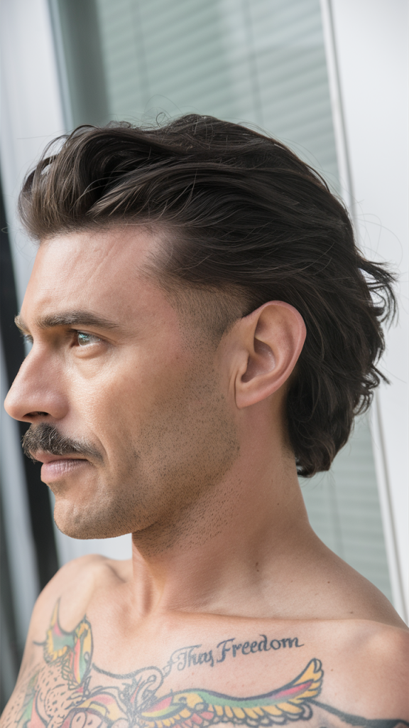 21 Modern Mullet Hairstyle Ideas for Men | Short Fade, Curly, Wavy ...