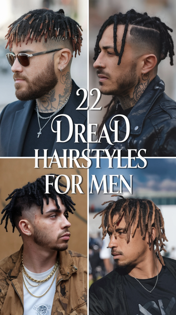 22 Dread Hairstyles for Men: Long, Medium, Short Styles, Prom Looks ...