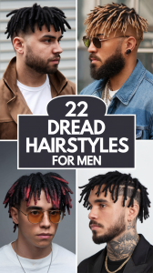 22 Dread Hairstyles for Men: Long, Medium, Short Styles, Prom Looks ...