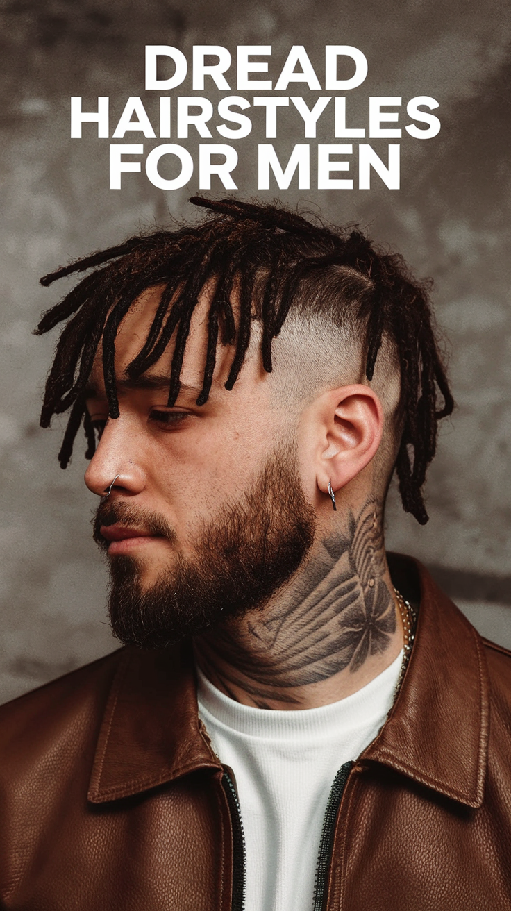 22 Dread Hairstyles for Men: Long, Medium, Short Styles, Prom Looks ...