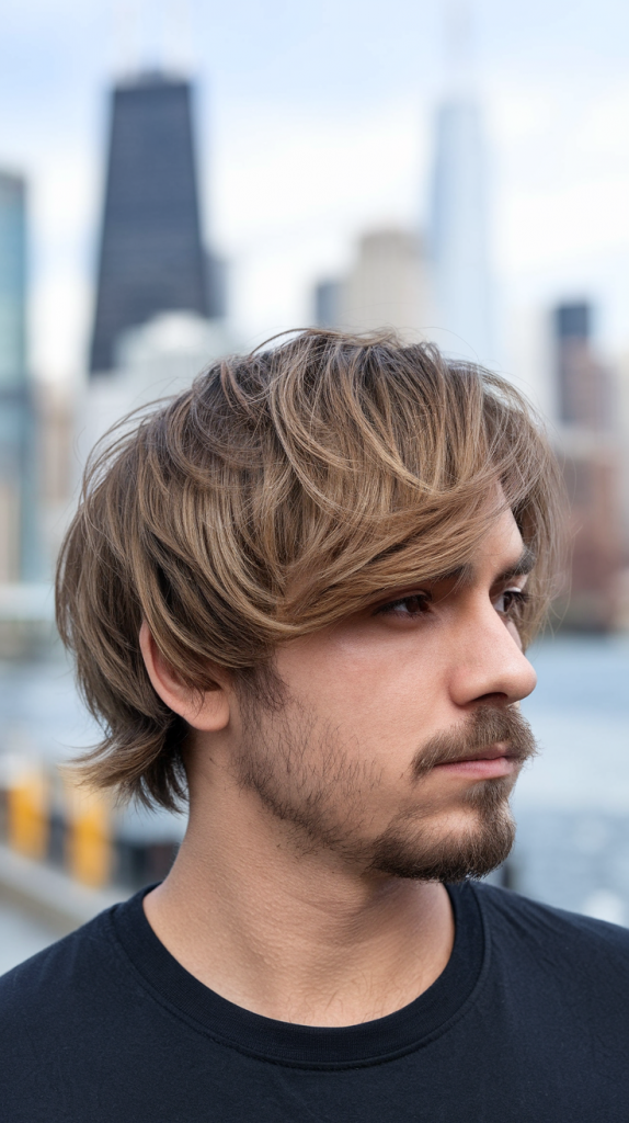 22 Men Layered Haircuts Ideas for All Hair Types: Curly, Wavy, Straight ...