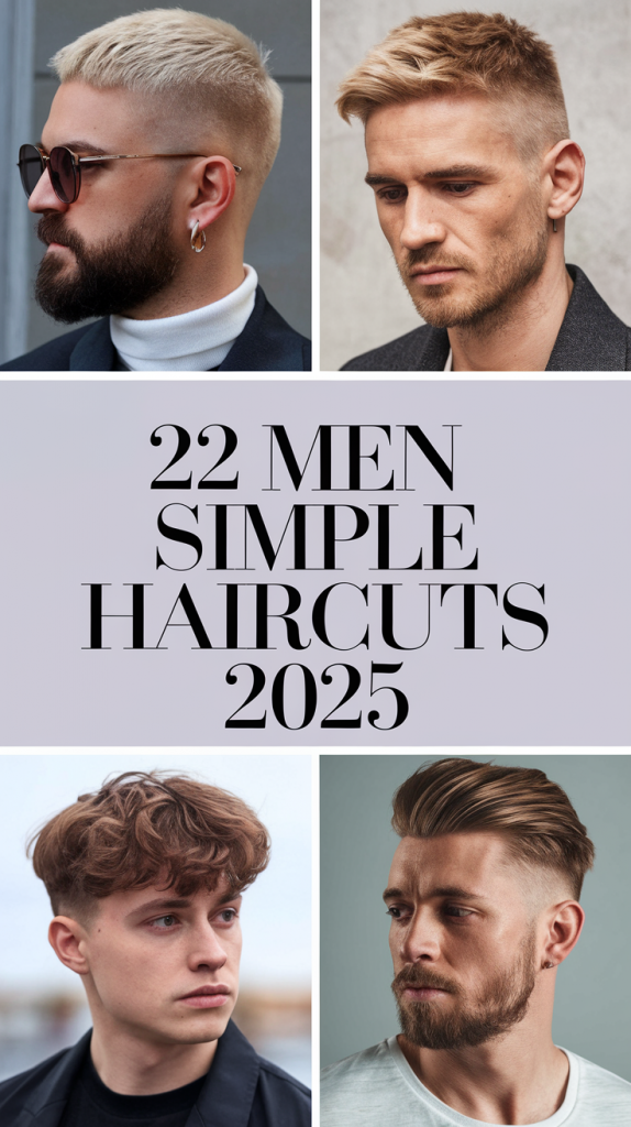 Men Simple Haircuts 2025 – 22 Ideas for Casual, Short, Medium, and Long ...