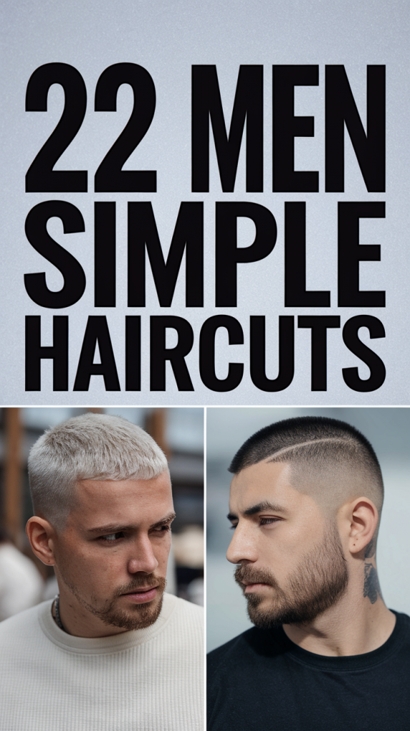 Men Simple Haircuts 2025 – 22 Ideas for Casual, Short, Medium, and Long ...