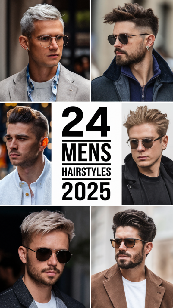 24 Mens Hairstyles 2025 Ideas for Short, Medium, Thick Hair, and Beards