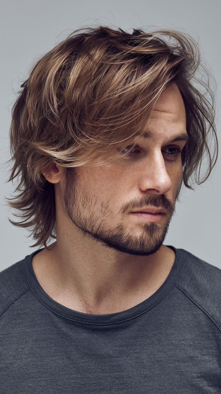 22 Best Mens Medium Hairstyles 2025: Curly, Wavy, Straight, Fade, Beard ...