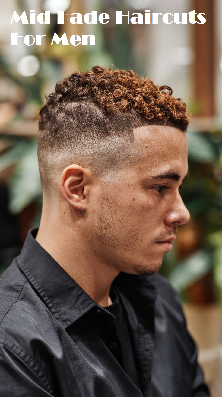 22 Mid Fade Haircuts for Men – Short, Medium, Curly, and Long Styles ...