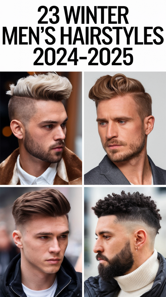 Winter Mens Hairstyles 2024 - 2025: 23 Ideas for Curly, Long, Short ...