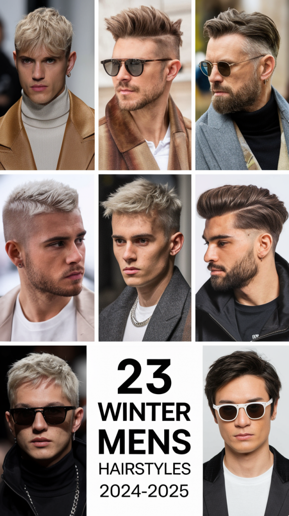 Winter Mens Hairstyles 2024 - 2025: 23 Ideas for Curly, Long, Short ...