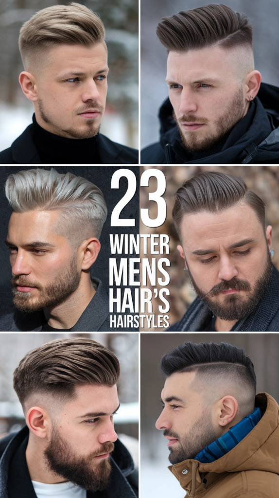 Winter Mens Hairstyles 2024 - 2025: 23 Ideas for Curly, Long, Short ...