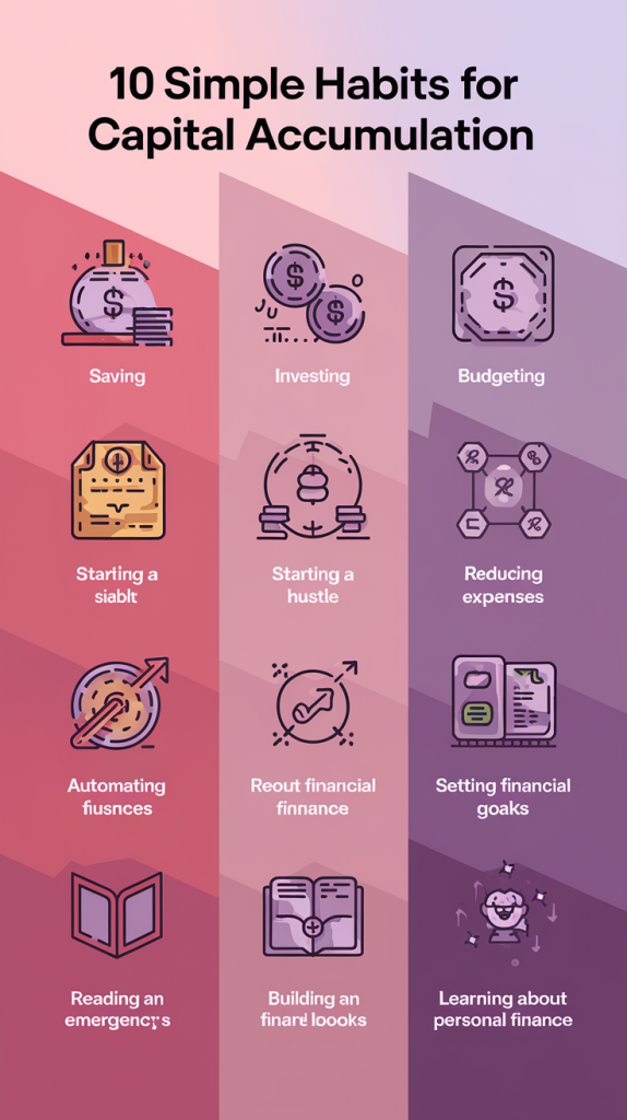 10 Simple Habits for Capital Accumulation: Build Wealth Effectively