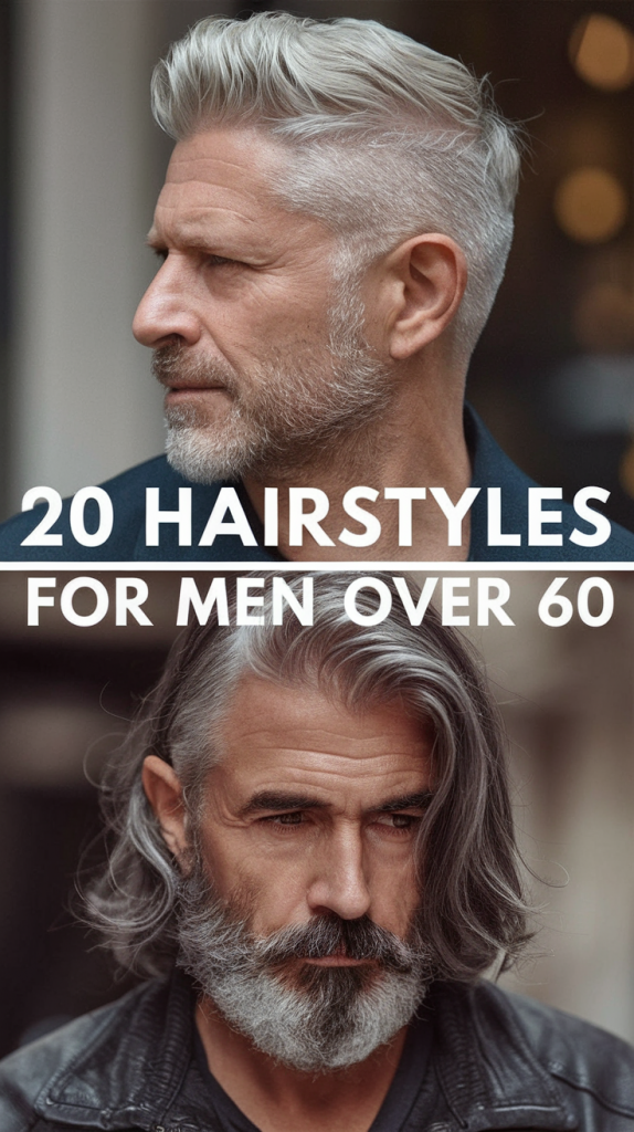 20 Popular Hairstyles for Men Over 60 - Short, Long, and Medium Ideas