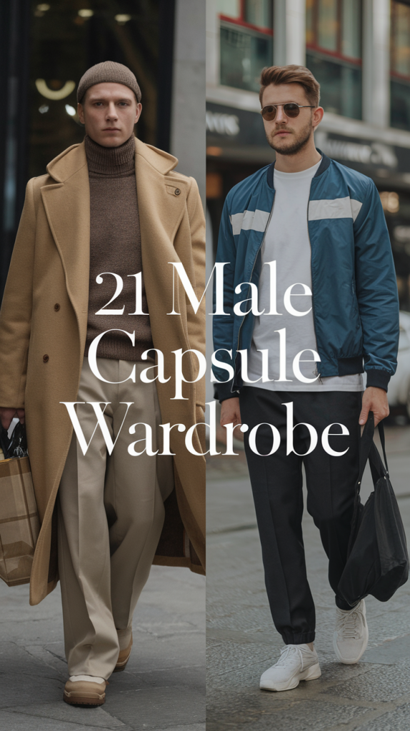 Male Capsule Wardrobe 2025: 21 Ideas for Men - Casual, Work, Summer ...