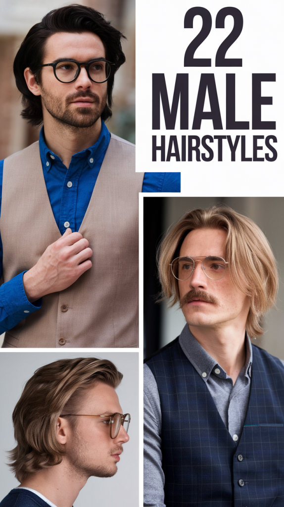 22 Cool and Attractive Male Hairstyles: Short, Long, Curly, Anime, and ...