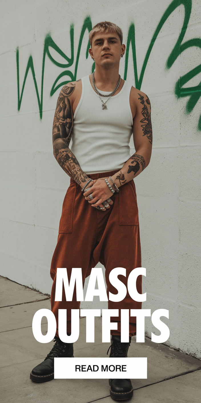 Trendy Masc Outfits for Every Season: Streetwear, Smart Casual, and ...