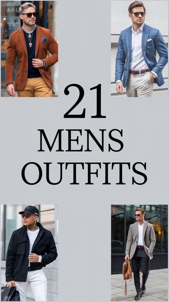 21 Stylish Mens Outfits 2025: Autumn & Winter Trends, Vintage ...