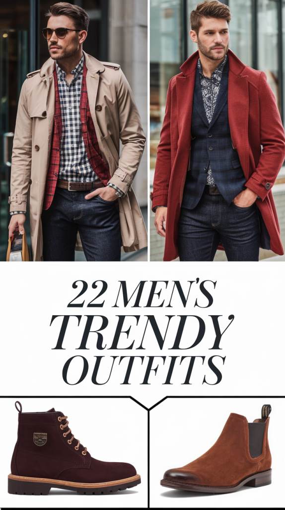 22 Mens Trendy Outfits for 2025 - Casual, Formal, and Street Style ...