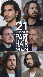 21 Middle Part Hair Men Ideas: From 70s Style to Kpop-Inspired Looks