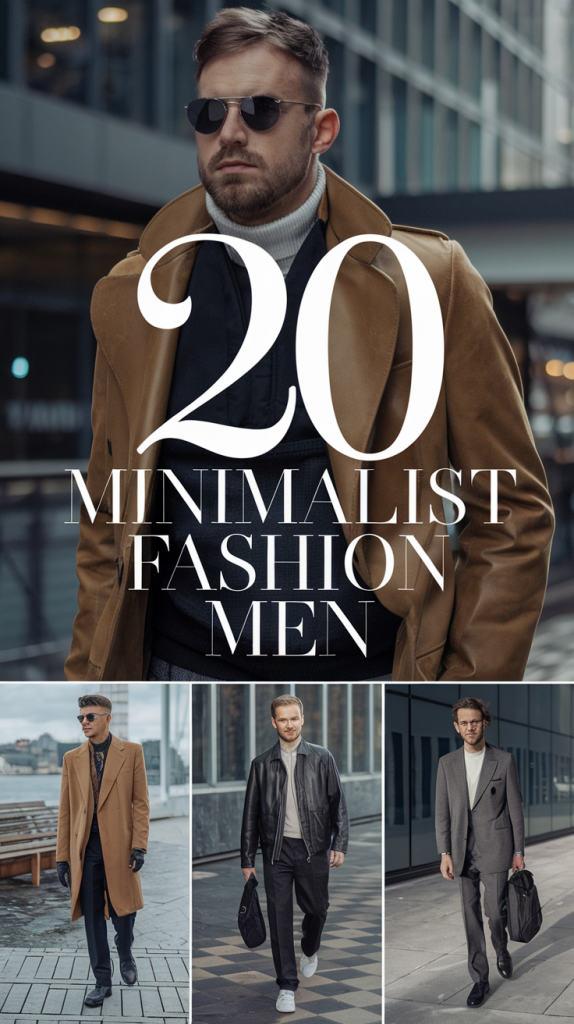 20 Minimalist Fashion Ideas for Men: Formal, Casual, Summer & Winter ...
