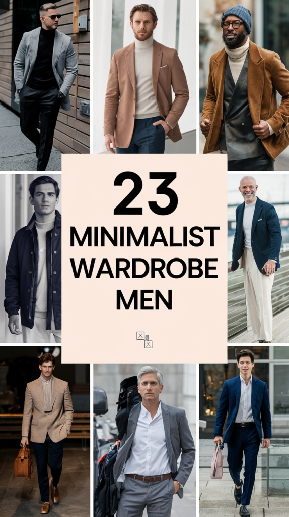 Minimalist Wardrobe Men: 23 Ideas for Year-Round Style and ...