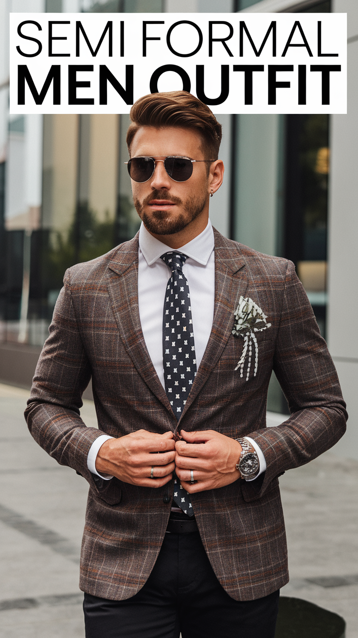 21 Semi Formal Men Outfit Ideas for Every Occasion: Casual, Elegant ...