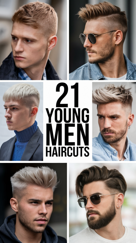 21 Trendy Young Men Haircuts for 2025 – Curly, Straight, Thick, Short ...