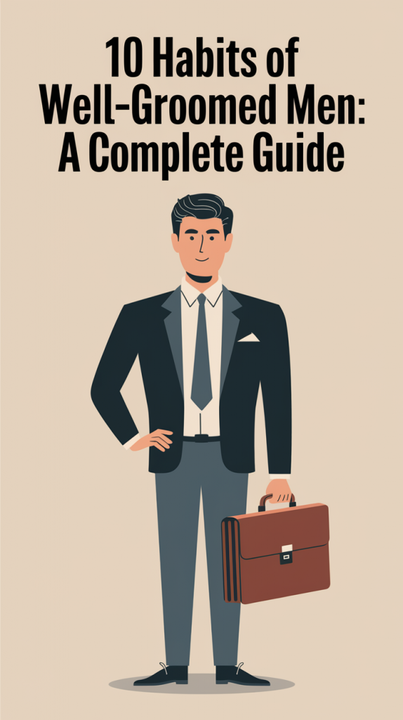 10 Habits of Well-Groomed Men – The Ultimate Grooming Guide for Confidence
