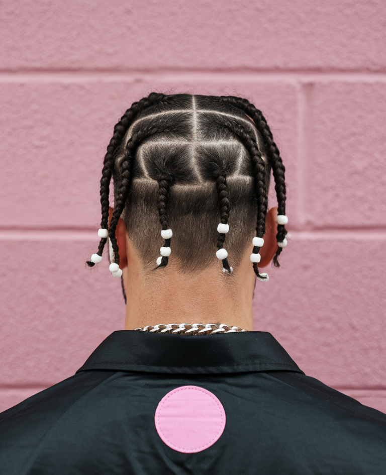 20 Trendy Men Haircuts with Beads 2025 - Stylish Braid Styles and ...