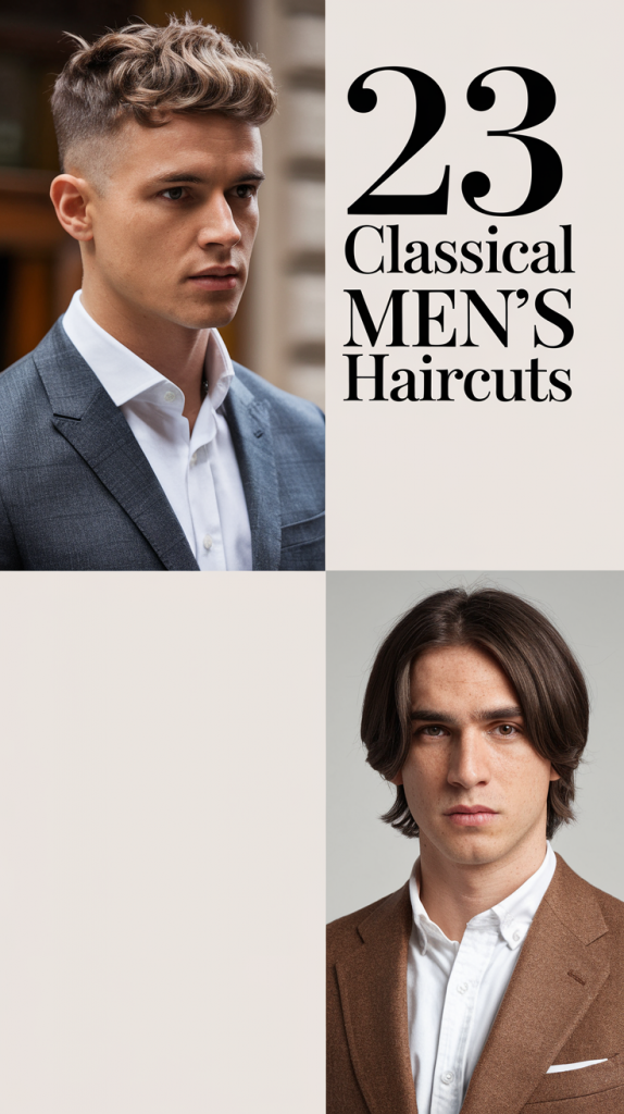 23 Classical Men’s Haircuts 2025: Modern Styles for All Hair Types