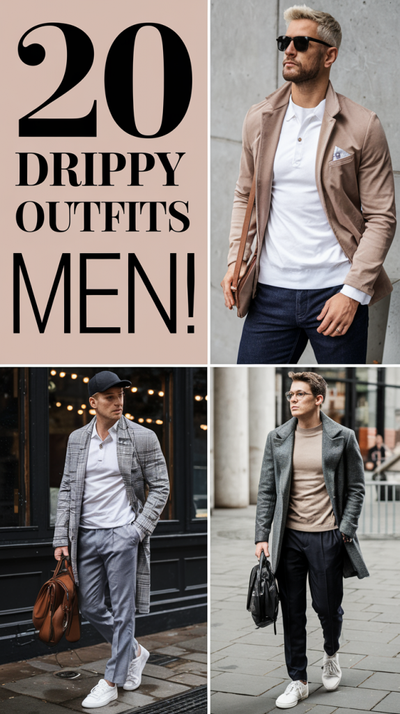 20 Drippy Outfits for Men 2025: Winter, Summer, Baggy, and Retro Style ...