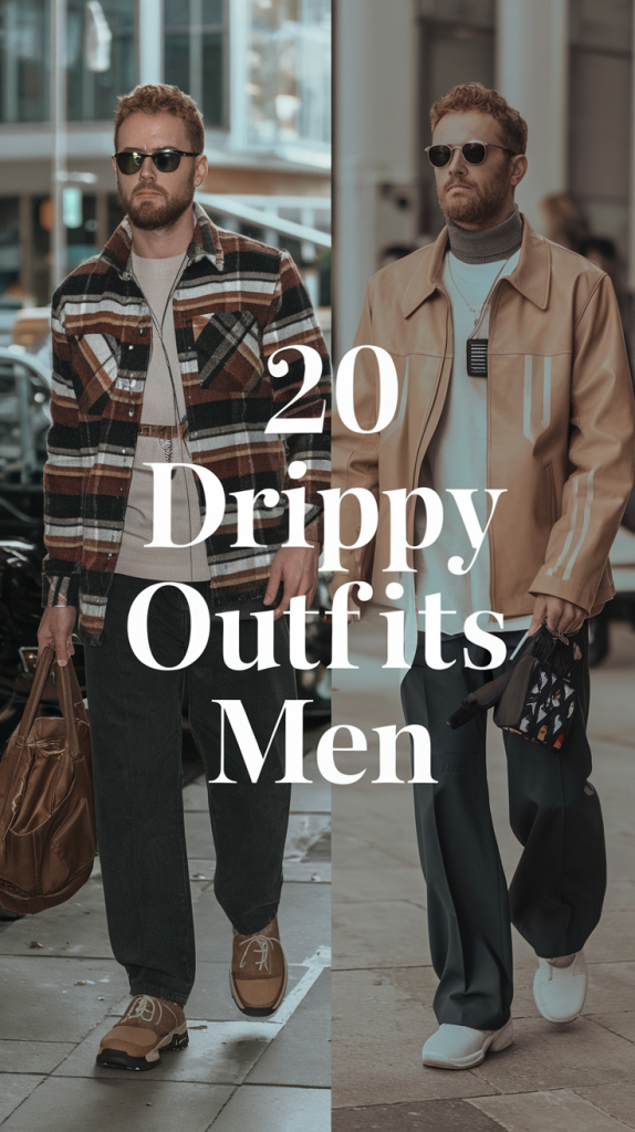 20 Drippy Outfits for Men 2025: Winter, Summer, Baggy, and Retro Style ...