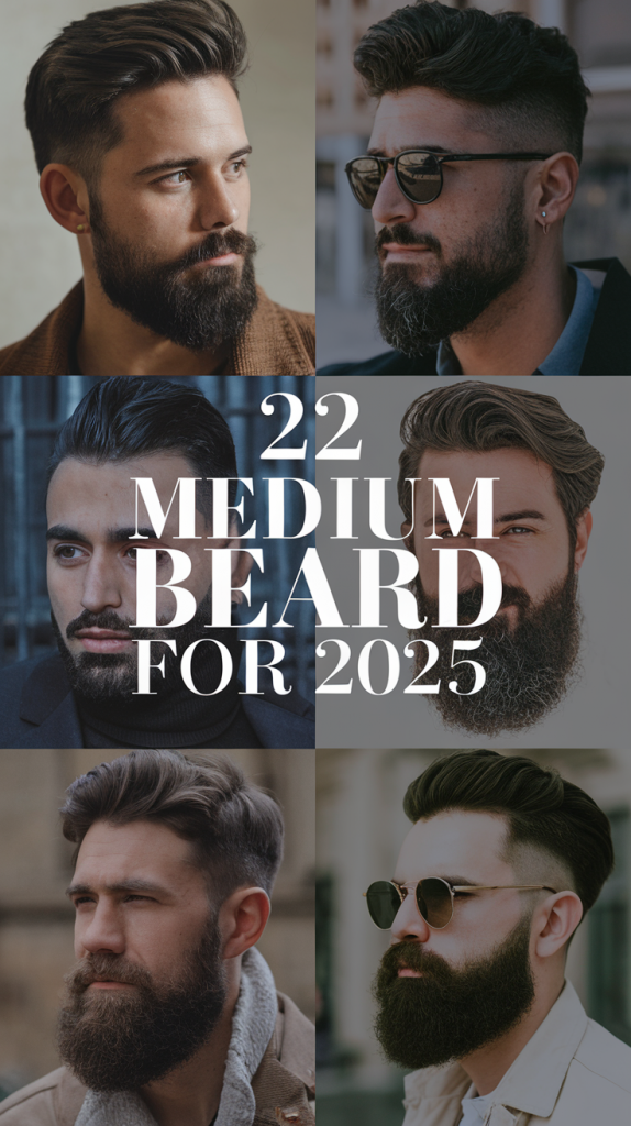 Medium Beard for 2025: 22 Ideas and Styles for Men with Indian, Bald ...