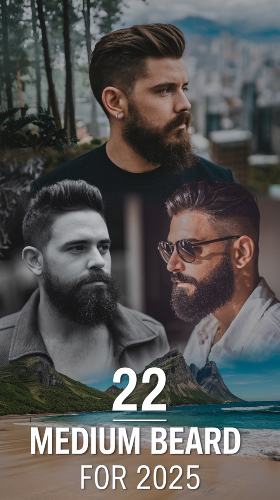 Medium Beard for 2025: 22 Ideas and Styles for Men with Indian, Bald ...