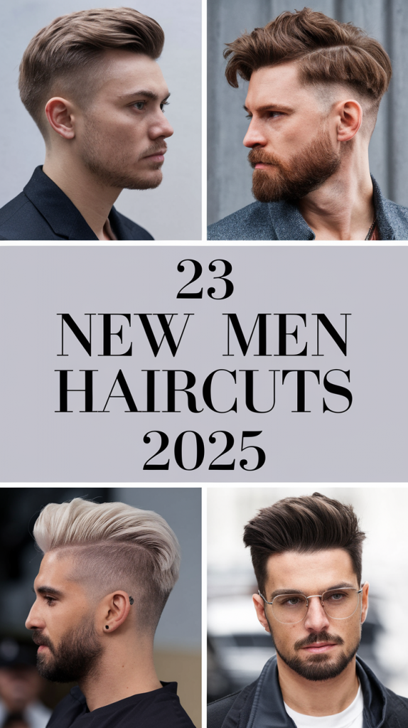 23 New Men Haircuts 2025: Trending Styles, Curly, High Fade, and More