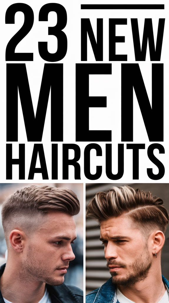 23 New Men Haircuts 2025: Trending Styles, Curly, High Fade, and More