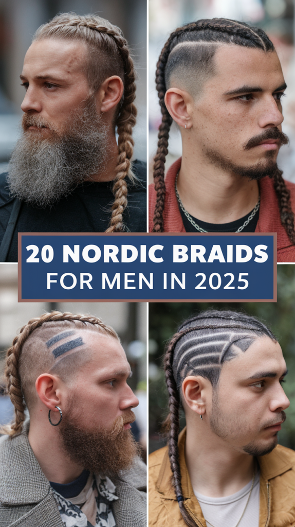 20 Nordic Braids for Men in 2025: Stylish Men's Nordic Braid Hairstyles