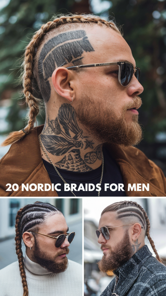 20 Nordic Braids for Men in 2025: Stylish Men's Nordic Braid Hairstyles