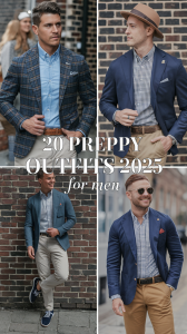 20 Preppy Outfits 2025 for Men: Classy, Casual, and Chic Fashion Ideas
