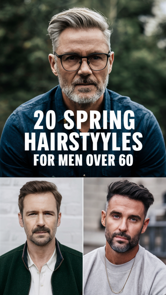 20 Spring Hairstyles for Men Over 60 - Popular Ideas for Older Mens in 2025