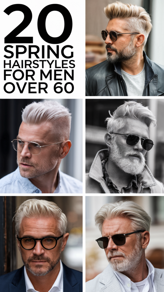 20 Spring Hairstyles for Men Over 60 - Popular Ideas for Older Mens in 2025
