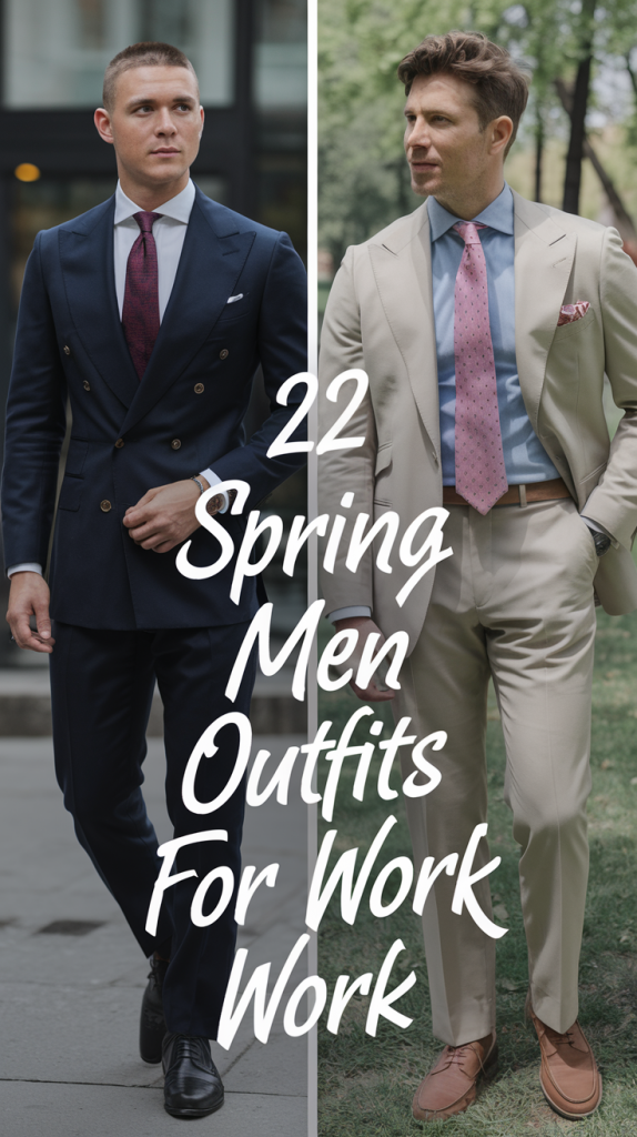 Spring Men Outfits for Work 2025 - 22 Ideas for Stylish and ...