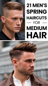 21 Men’s Spring Haircuts for Medium Hair 2025 - Stylish Ideas for Every ...