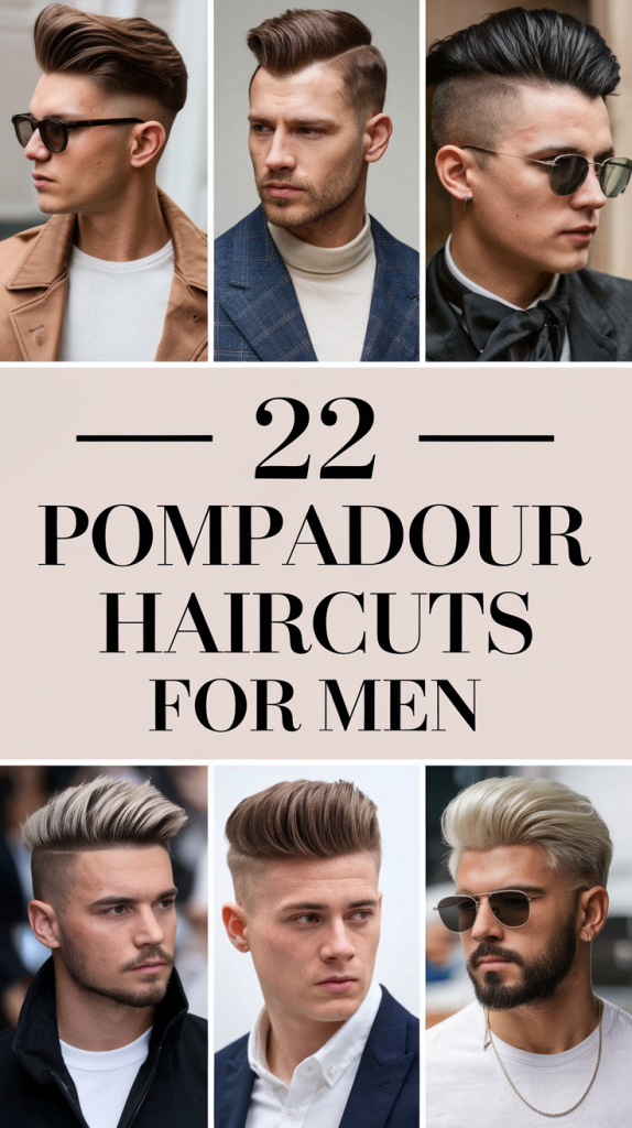 22 Pompadour Haircuts for Men: Modern, Classic, and Short Styles with ...