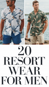 Top 20 Resort Wear Ideas for Men 2025: Beaches, Formal, Casual & Classy Styles
