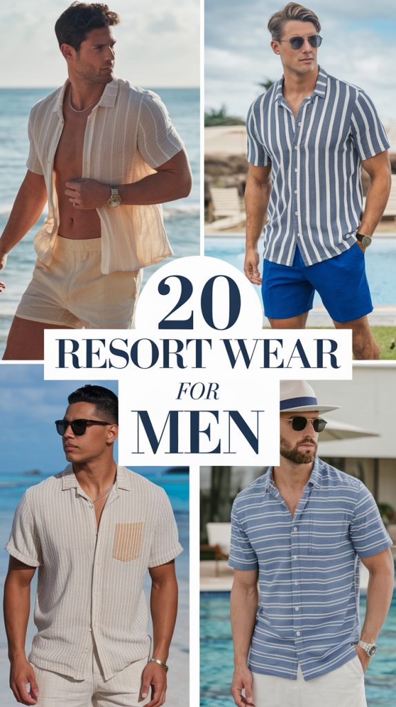 Top 20 Resort Wear Ideas for Men 2025: Beaches, Formal, Casual & Classy ...