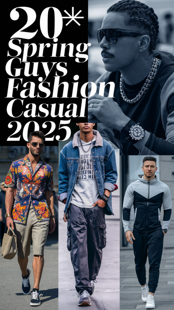Spring Guys Fashion Casual 2025: 20 Trendy Outfits for Short, Tall, and ...