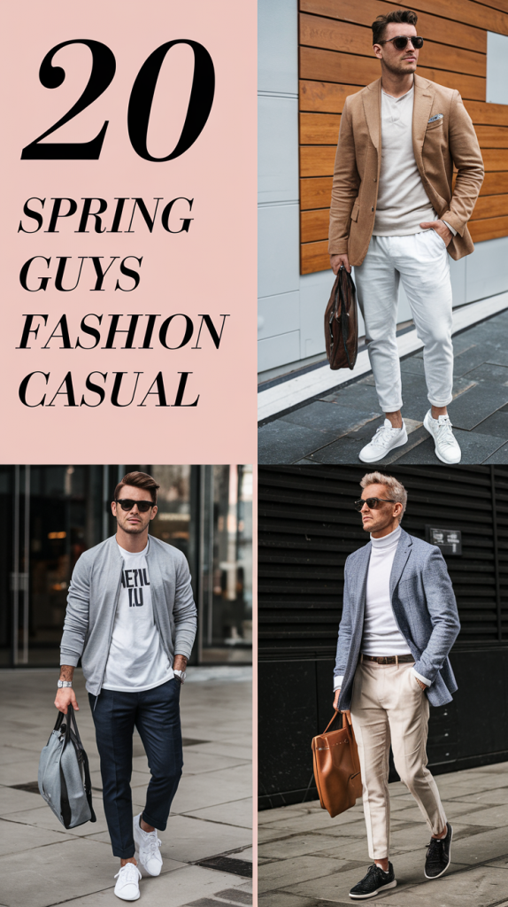 Spring Guys Fashion Casual 2025: 20 Trendy Outfits for Short, Tall, and ...