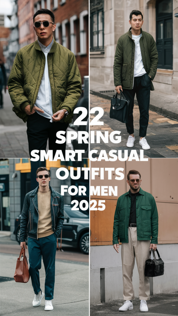 Spring Smart Casual Outfits for Men 2025: 22 Trendy Ideas for Business ...